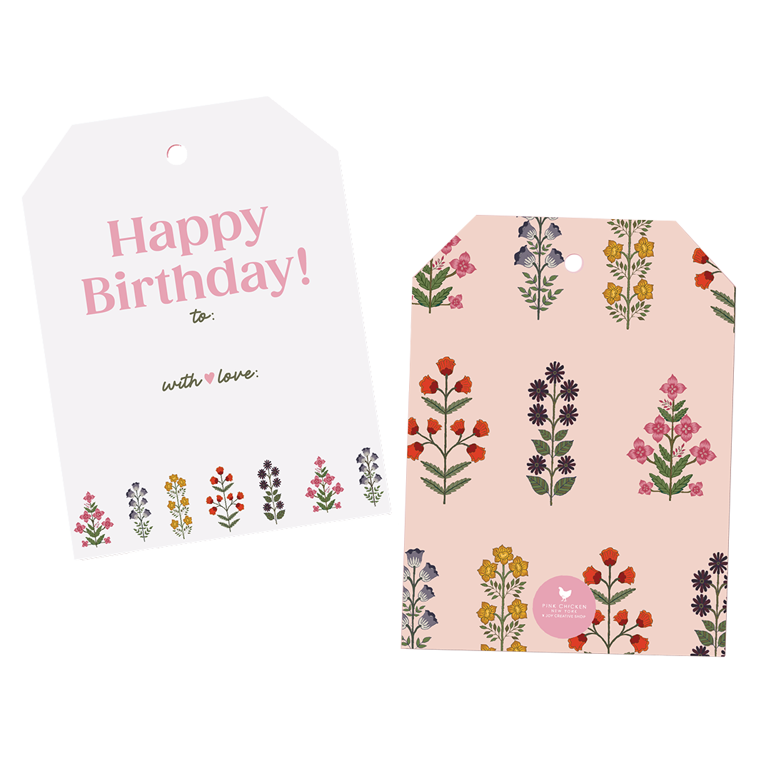 Floral Gift Tag