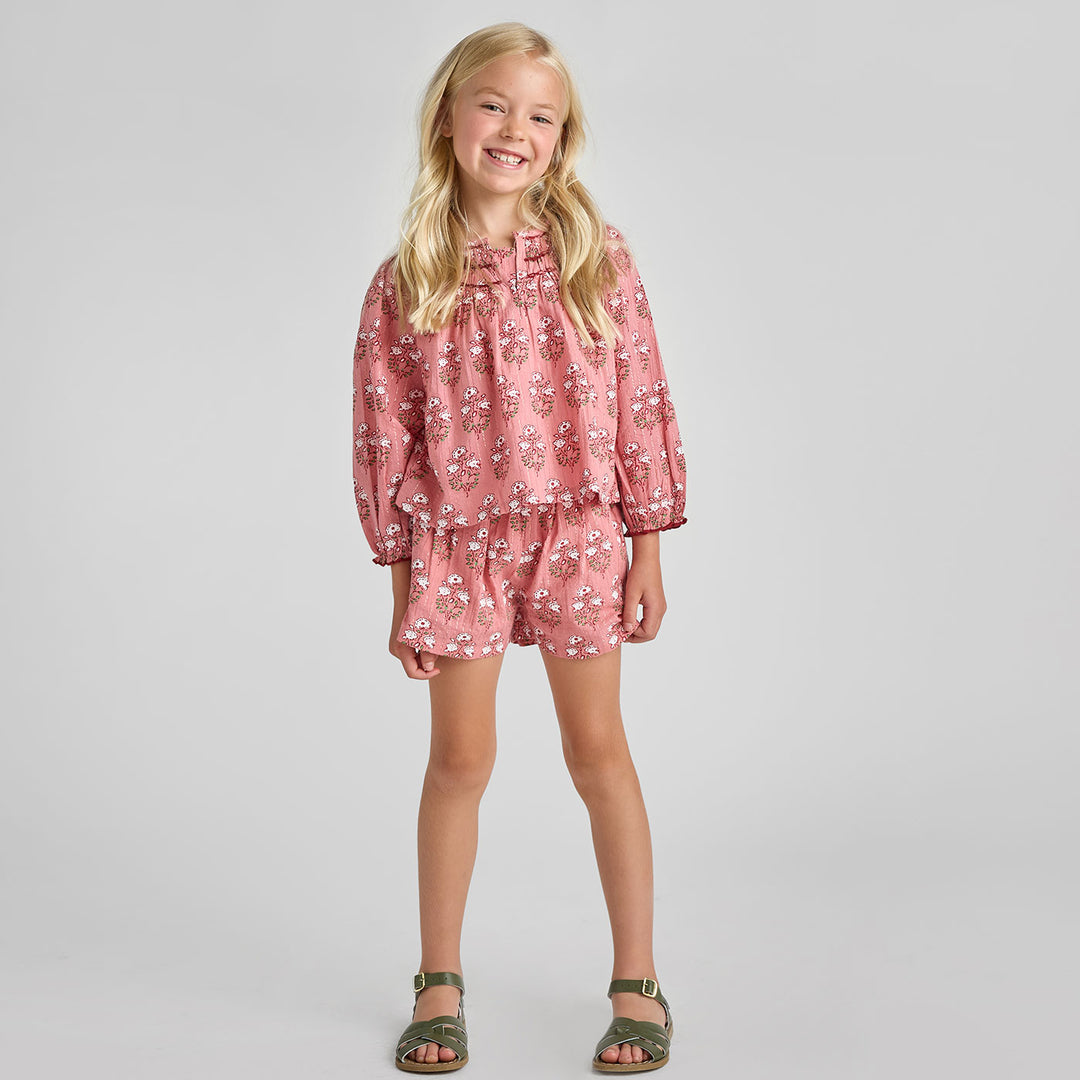 Girls Stevie Dress - Navy Buttercup Floral – Pink Chicken