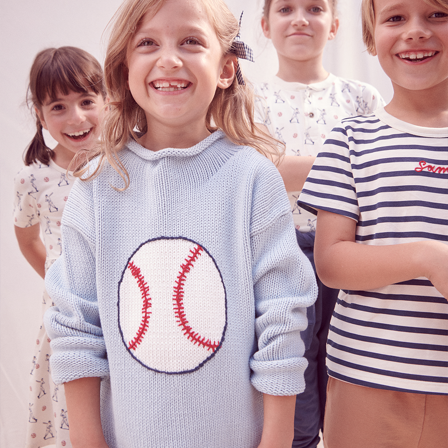 Classic Sweater - Baseball – Pink Chicken