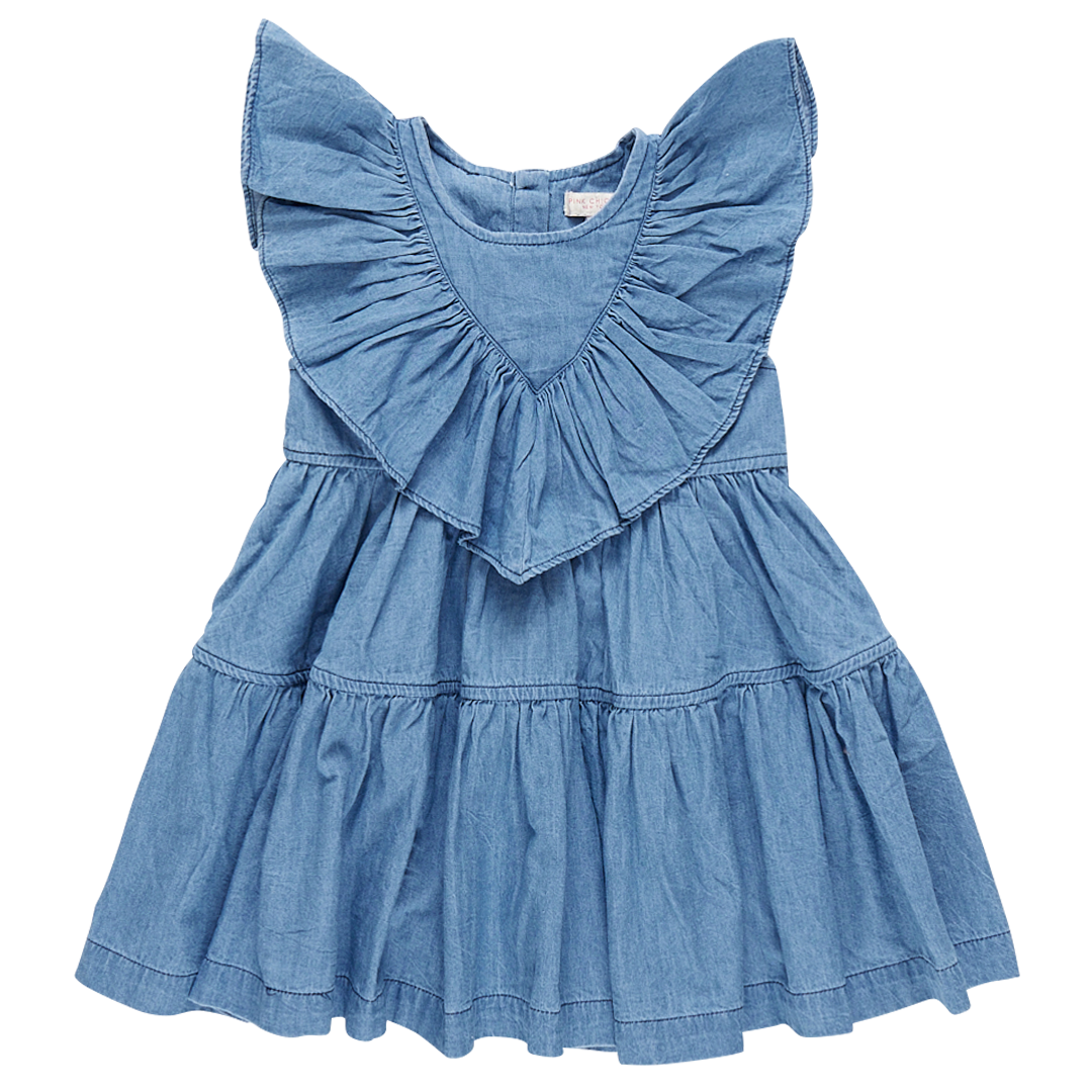 Girls Chambray Dress