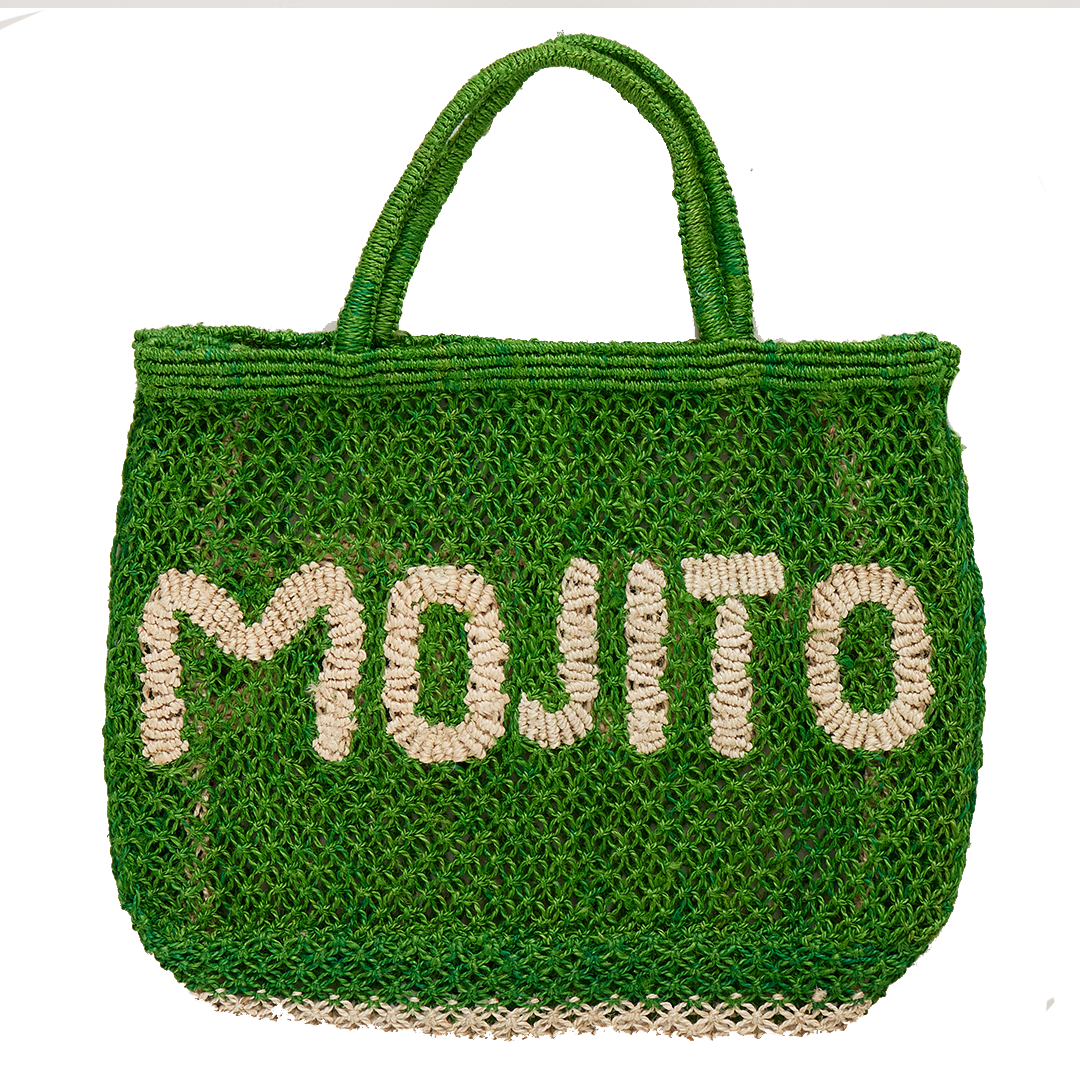 Beach Bag - Mojito Green (Small) – Pink Chicken